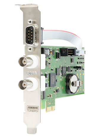 IRIG Time Code Receiver and Generator TCR180PEX (PCI Express)
